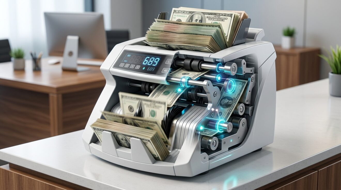 How Does A Money Counting Machine Work? | A To Z Security