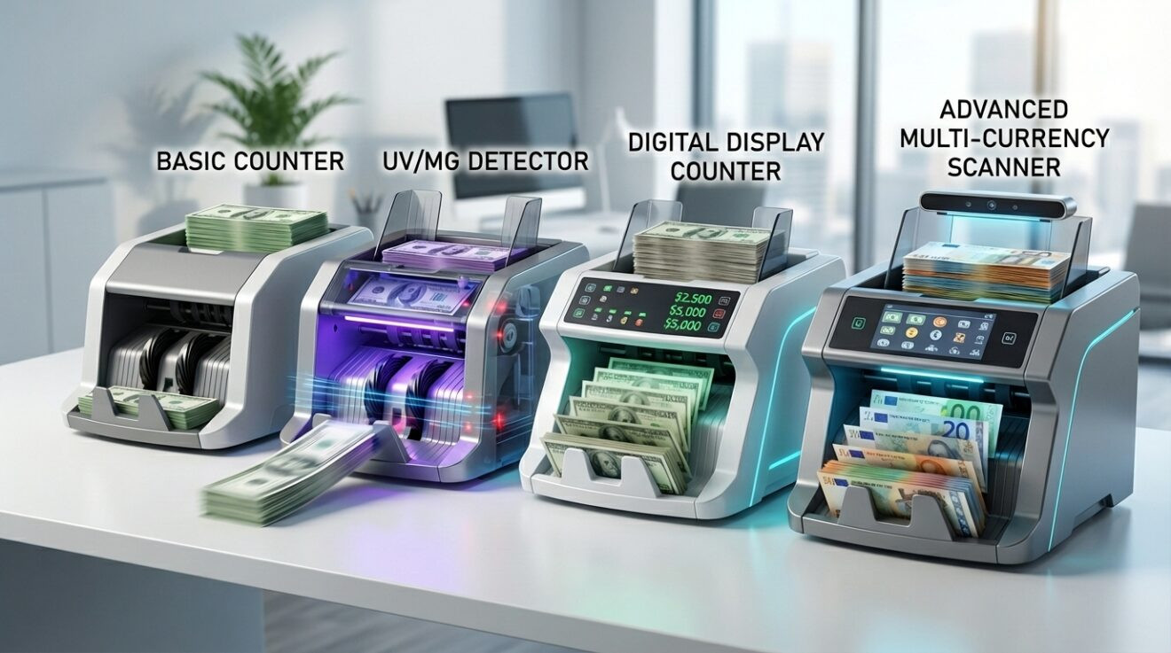 How Does A Money Counting Machine Work? | A To Z Security